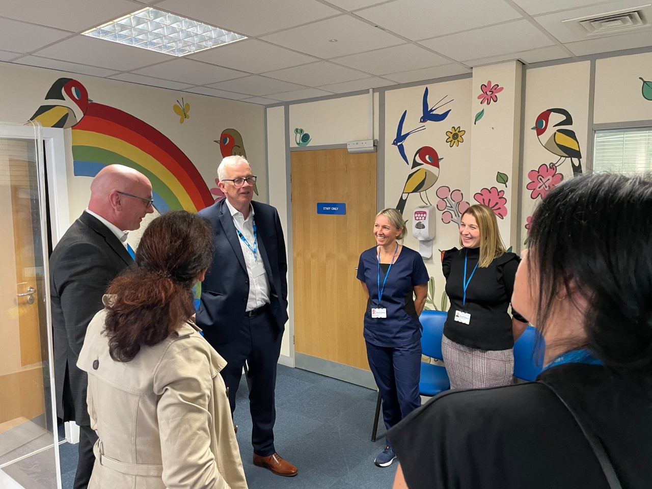 Sir Neil McKay Visits Shropshire Community Health Trust
